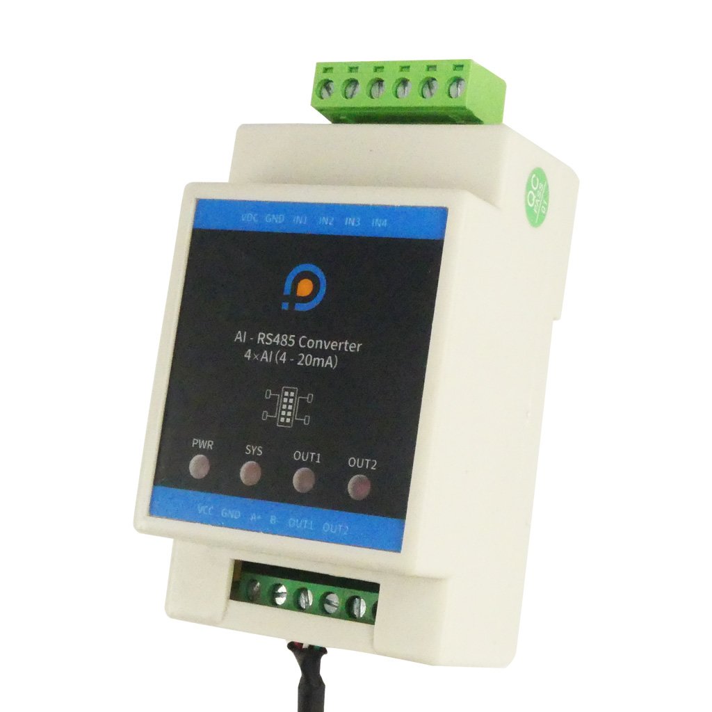 AI-485 Four Channel 4-20mA Input Module for GS1 Data Logger