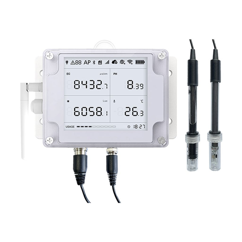 GS2 pH and Conductivity Data Logger with WiFi and Mobile 4G Connectivi